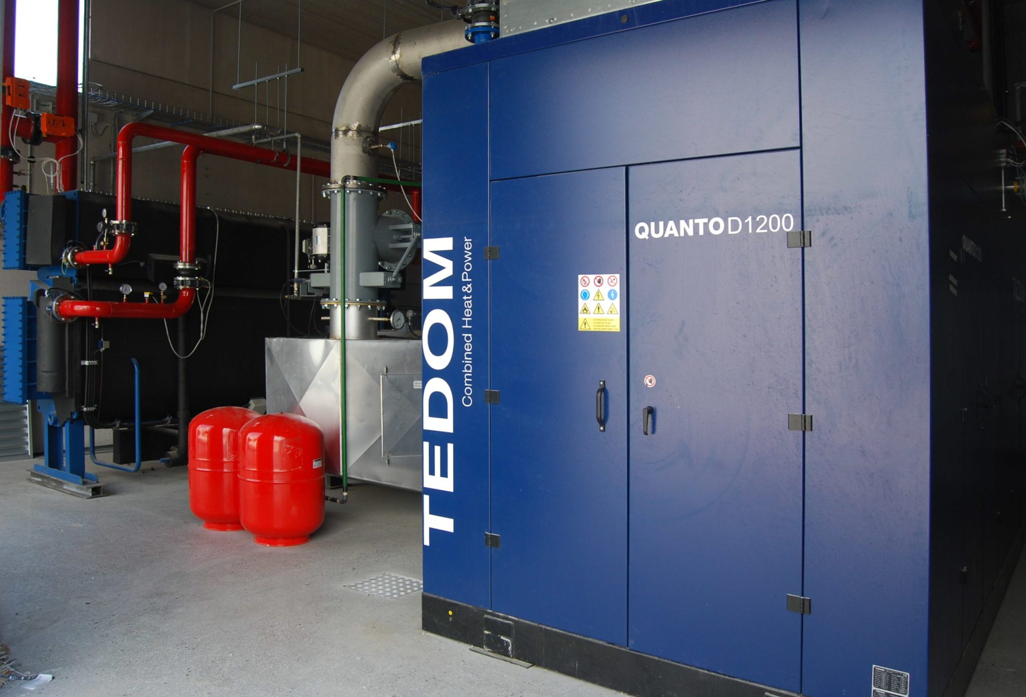 CHP unit installation at Mauro Benedetti, Italy – TEDOM